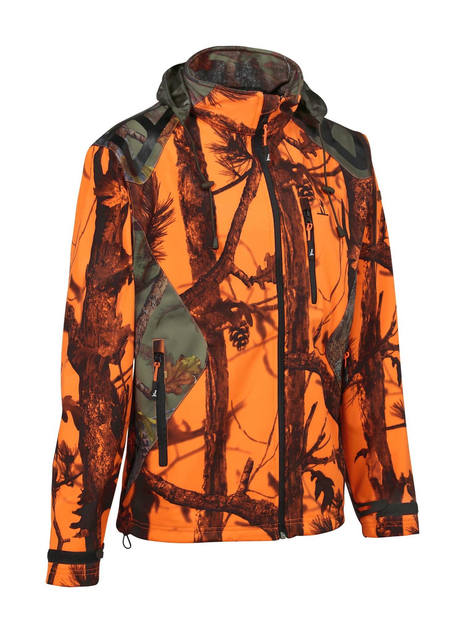 Percussion Softshell Jacket - Ghost Camo Orange - Edinburgh Outdoor Wear