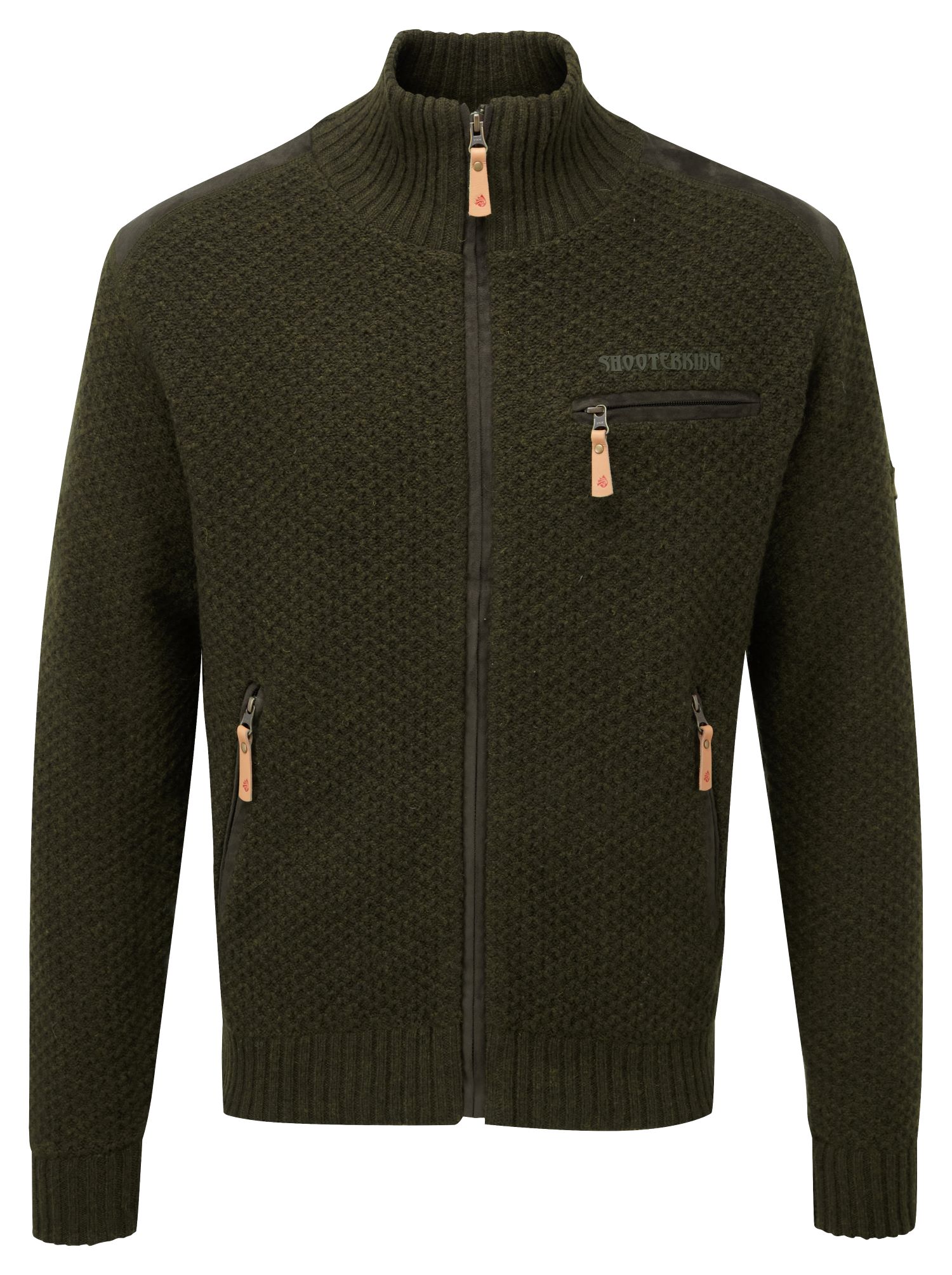 ShooterKing Men's Bush Jumper - Olive/Brown - Edinburgh Outdoor Wear