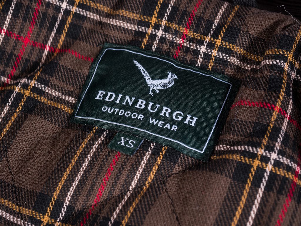 Edinburgh Outdoor Wear Women's Wax Jacket - Olive - Edinburgh Outdoor Wear