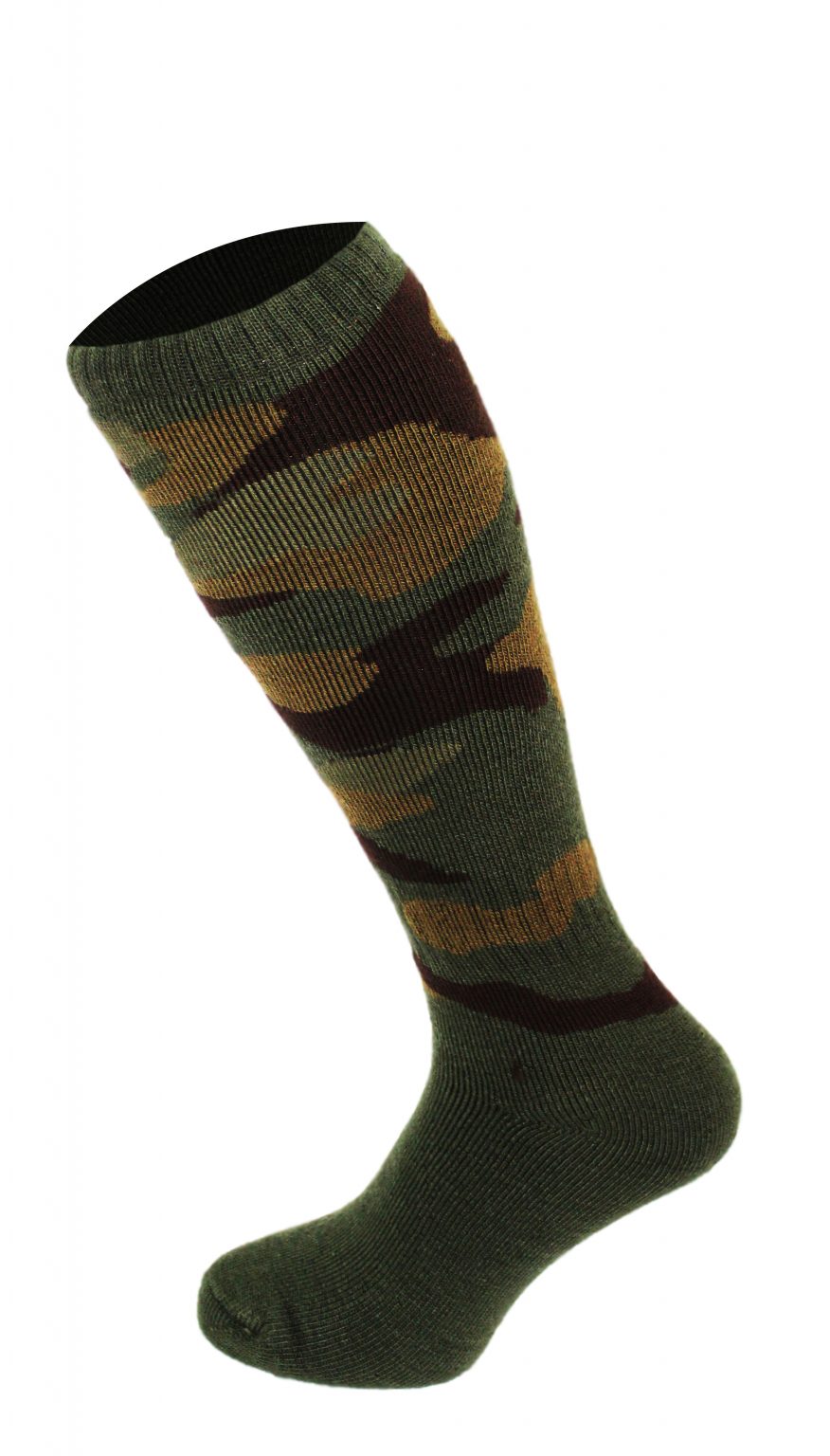 Oxford Blue Men's Knee High Hunting Socks - Khaki Green - Edinburgh ...