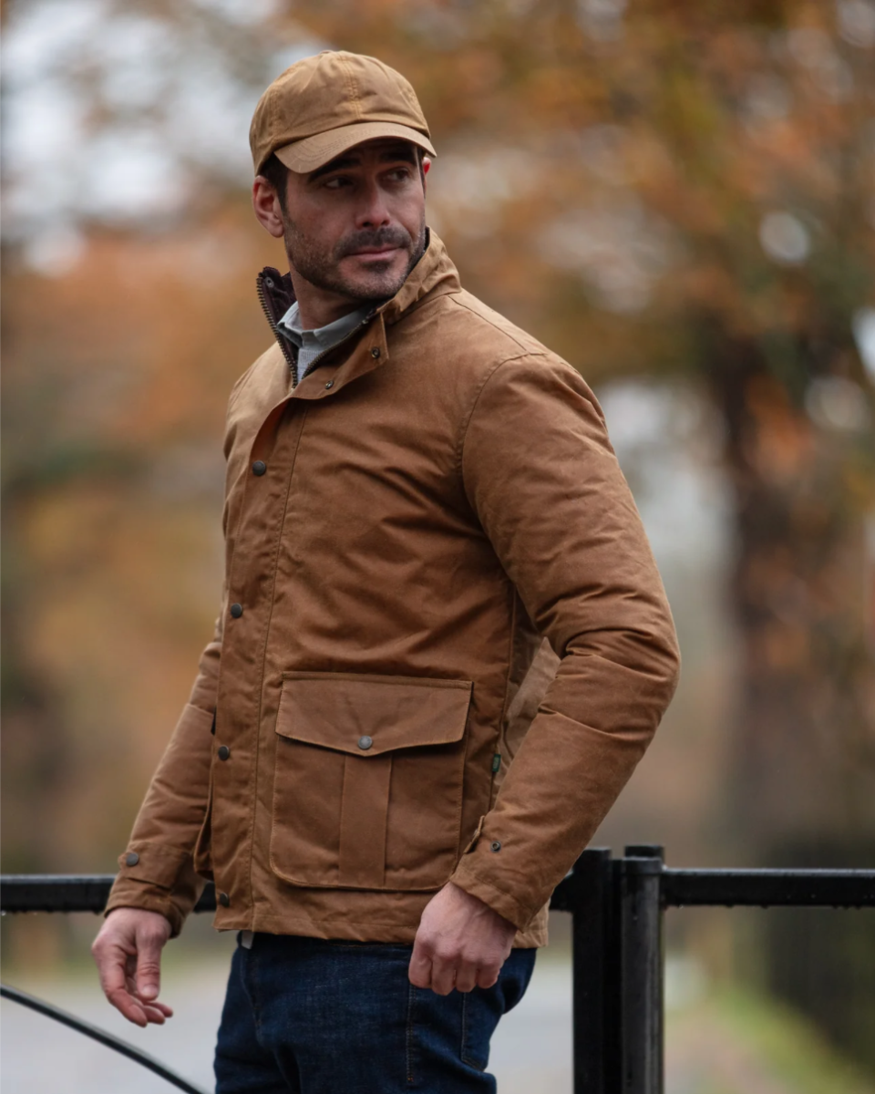 Men's Kincraig EOW Wax Jacket - Sand - Edinburgh Outdoor Wear